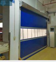 China Automatic Flexible Plastic High Speed PVC Roll up Door for Warehouse for sale