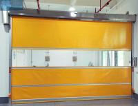 China Security Industrial High Speed Roll up PVC Door Automatic Plastic Rapid Folding Roller Shutter Fast Door for sale