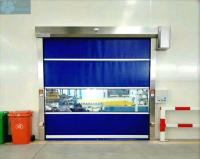 China Security Industrial High Speed Roll up PVC Door Automatic Plastic Rapid Folding Roller Shutter Fast Door for sale