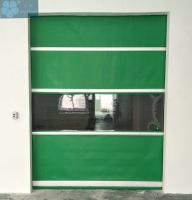 China Security Industrial High Speed Roll up PVC Door Automatic Plastic Rapid Folding Roller Shutter Fast Door for sale
