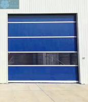 China Security Industrial High Speed Roll up PVC Door Automatic Plastic Rapid Folding Roller Shutter Fast Door for sale