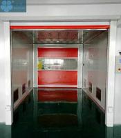 China Security Industrial High Speed Roll up PVC Door Automatic Plastic Rapid Folding Roller Shutter Fast Door for sale