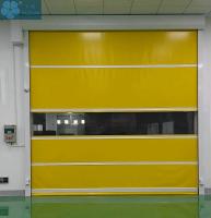 China Automatic PVC Plastic High Speed Rolling Shutter Door for Warehouse with Clear View for sale