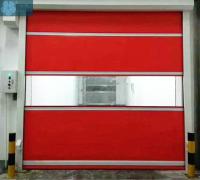 China Automatic PVC Plastic High Speed Rolling Shutter Door for Warehouse with Clear View for sale