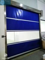 China Automatic PVC Plastic High Speed Rolling Shutter Door for Warehouse with Clear View for sale