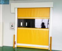 China Automatic PVC Plastic High Speed Rolling Shutter Door for Warehouse with Clear View for sale