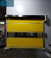 China Automatic Industrial Cold Room Roller Shutter Door Commercial PVC Carwash Door High Speed Rolling Door for sale