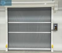 China Industry Warehouse PVC Plastic Fabric Curtain Clean Room High Quality Electric Fast Acting PVC High Speed Roller Door for sale
