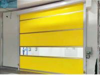 China Industry Warehouse PVC Plastic Fabric Curtain Clean Room High Quality Electric Fast Acting PVC High Speed Roller Door for sale