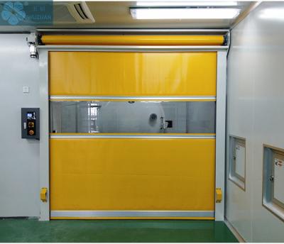 China Supplier Roller Fast Rolling Automatic Aluminium Door Shutter Operated High Speed PVC Door for sale