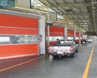 China Supplier Roller Fast Rolling Automatic Aluminium Door Shutter Operated High Speed PVC Door for sale