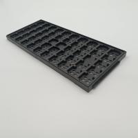 China JEDEC Outline MPPO BGA Matrix Tray 322.6×135.9×13.8mm with 50-Cavity ESD Protection for sale