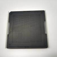 China ESD Black 4 Inch Waffle Pack Tray 130 Cavities for Micro IC Chip Packaging for sale