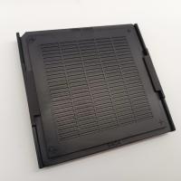 China ESD Black 4 Inch Waffle Pack Tray 130 Cavities for Micro IC Chip Packaging for sale