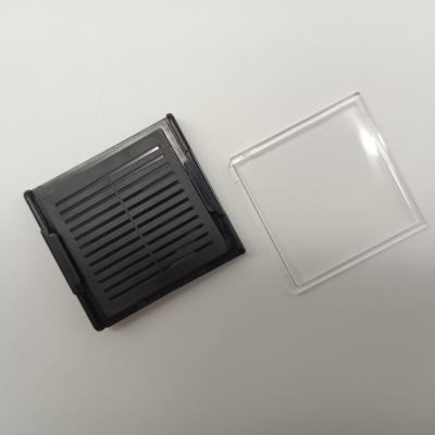 China SGS 0.2mm Flatness PC Waffle Pack Chip Trays for Optical Device Packaging 4 Inch for sale