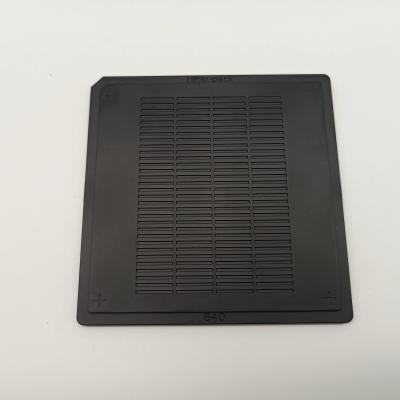 China Black ESD Waffle Pack IC Chip Tray 101.6x101.6mm RoHS for Optical Devices for sale