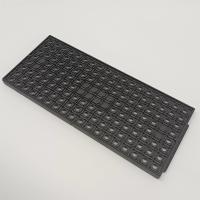 China HN21090 PES Black JEDEC Tray for IC Chips - 322.6×135.9mm Size, 144 Cavity Capacity, 180°C Heat Resistance for sale
