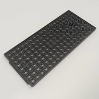 China HN21090 PES Black JEDEC Tray for IC Chips - 322.6×135.9mm Size, 144 Cavity Capacity, 180°C Heat Resistance for sale