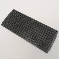 China ISO 9001 Certified Plastic Black Matrix Trays 322.6x135.9mm for IC Components with 240 Position Capacity for sale