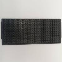 China ISO 9001 Certified Plastic Black Matrix Trays 322.6x135.9mm for IC Components with 240 Position Capacity for sale