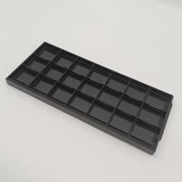 China ROHS Customized Electronic Component Tray Matrix Plastic 322.6×135.9×17mm with 21 Cavities for Chip Packaging for sale