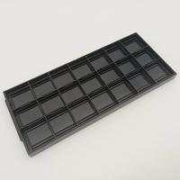 China ROHS Customized Electronic Component Tray Matrix Plastic 322.6×135.9×17mm with 21 Cavities for Chip Packaging for sale