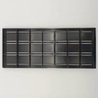 China ROHS Customized Electronic Component Tray Matrix Plastic 322.6×135.9×17mm with 21 Cavities for Chip Packaging for sale