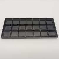 China ROHS Customized Electronic Component Tray Matrix Plastic 322.6×135.9×17mm with 21 Cavities for Chip Packaging for sale