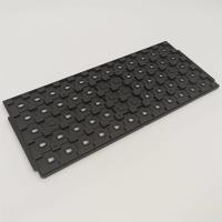 China Custom JEDEC MPPO ESD Black Matrix Tray 322.6x135.9mm for Electronic Device Storage for sale