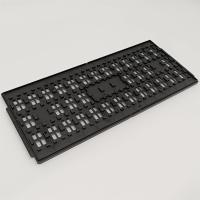 China ESD Matrix IC Tray HN21100 0.76mm Flatness ROHS Semiconductor Packaging for sale