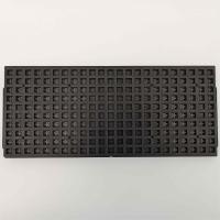 China Customized Black Micro Cavity JEDEC Matrix Tray HN21101 - 322.6×135.9mm, 230 Cavities for IC Components for sale