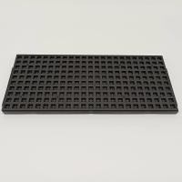 China Customized Black Micro Cavity JEDEC Matrix Tray HN21101 - 322.6×135.9mm, 230 Cavities for IC Components for sale