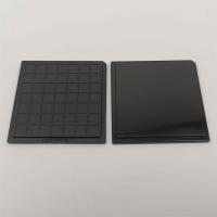 China Black ESD 2 Inch Waffle Pack for IC Parts 0.2mm Flatness ROHS 49 Pockets for sale
