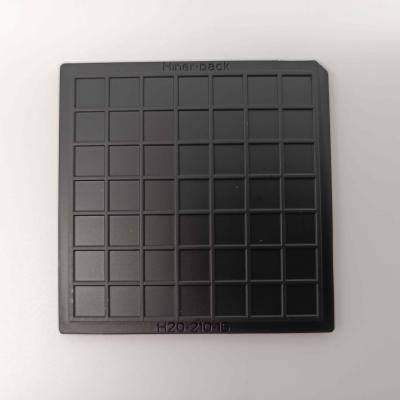 China Black ESD 2 Inch Waffle Pack For IC Parts 0.2mm Flatness ROHS for sale