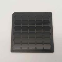 China Anti Static Waffle Box Chip Tray PC Material 4 Inch 30 Cavities for IC Packaging for sale