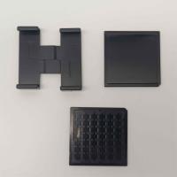 China Black ESD Plastic Stackable Waffle Pack Chip Tray 2 Inch 42 Cavities for sale