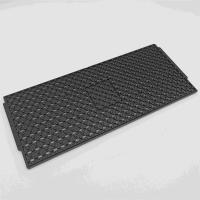 China Black QFN MPPO JEDEC Matrix Tray HN21113 with 0.76mm Flatness and 260-Pocket Capacity for Automated Assembly for sale
