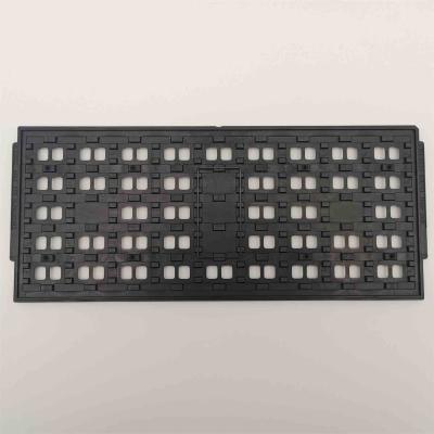 China Custom Black ESD PPE JEDEC Tray 322.6x135.9x7.62mm for Electronic Component for sale