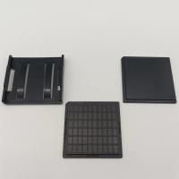 China Black Anti Static 2 Inch ABS Waffle Pack for Electronic Components 60 Cavities for sale