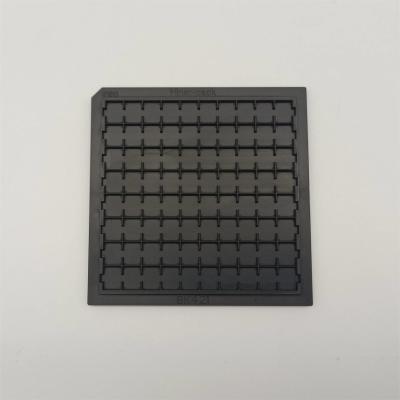 China Black PC Waffle Pack Chip Tray General And Ultrasonic Cleaning for sale