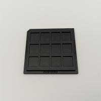 China Standard Square Matrix Waffle Pack Chip Tray Match Lid Clip Environmentally Friendly for sale