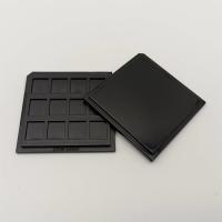China Standard Square Matrix Waffle Pack Chip Tray 50.72mm PC Black 12 Cavities for sale