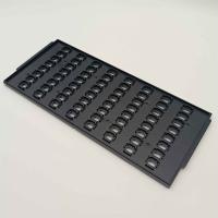 China JEDEC Standard IC Chip Tray 64 Cavities 322.6x135.9x9.5mm Flatness Max 0.76mm for sale