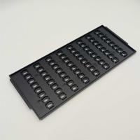China JEDEC Standard IC Chip Tray 64 Cavities 322.6x135.9x9.5mm Flatness Max 0.76mm for sale