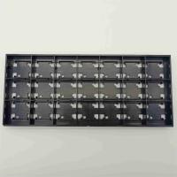 China Black PC JEDEC Matrix Tray 322.6x135.9x21mm for Electronic Component Storage for sale