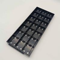 China Black PC JEDEC Matrix Tray 322.6x135.9x21mm for Electronic Component Storage for sale