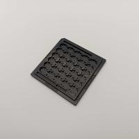 China SGS ROHS Compliant Waffle Pack Tray 50.7x50.7x4mm for Optoelectronic Chips for sale