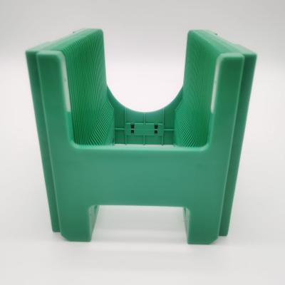 China Green PP Wafer Shipping Cassette 30 Slot 4.76mm Pitch for Semiconductor Wafer Transport for sale