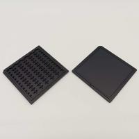 China SGS Approved Black 4 Inch Waffle Pack 72 Cavities for Electronic Parts for sale