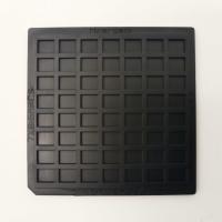 China Black PC Material 2 Inch Waffle Pack Chip Trays 7x8 56PCS Matrix for sale